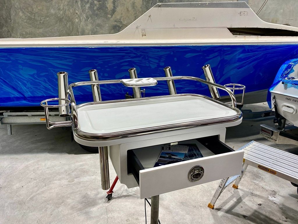 Stainless Steel Bait Board 75x45cm Base With Drawer | First Light ...