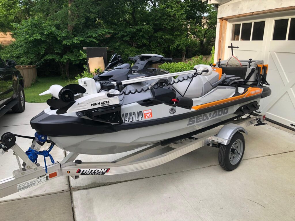 Sea-Doo Electric Trolling Motor Mount | First Light Fabrication